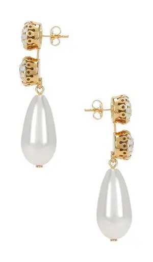 ANTON HEUNIS Double Round Drop Earrings
