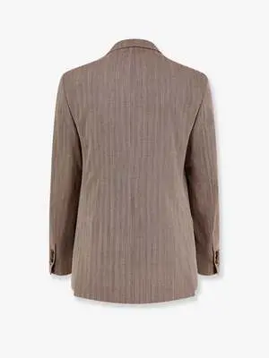 GOLDEN GOOSE Dave Doublebreasted Blazer - Brown