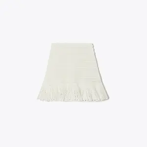 Tory Burch Crochet Knit Mini Skirt