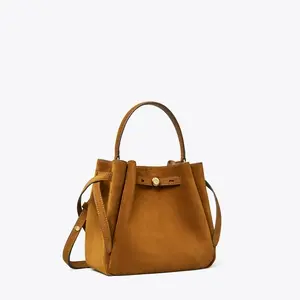 Tory Burch Romy Suede Bucket Bag - Park Bench