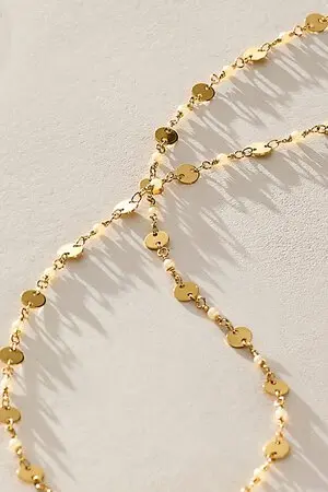 BRENDA GRANDS Waterproof Pearl Coin Belly Chain