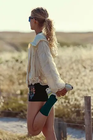 Free People Sheer Bliss Hooded Jacket