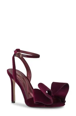 Jessica Simpson Olivine Ankle Strap Sandal - Dark Cherry