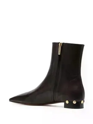 Nanushka Stud-embellished Leather Heel Boots