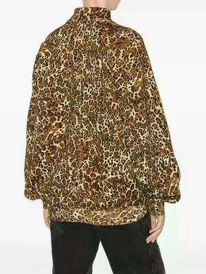 Isabel Marant Étoile Wilda Embroidered Animal Print Sweatshirt