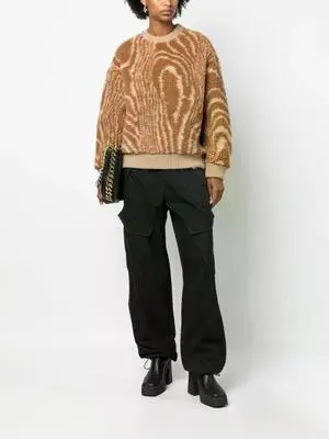 Stella McCartney Graphic-pattern Crew-neck Jumper