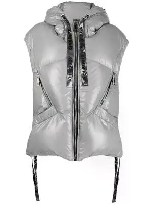 Khrisjoy Hooded Padded Gilet - Grey