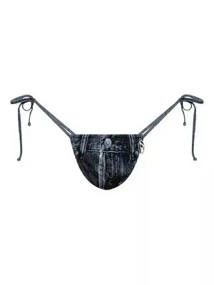 DIESEL® Denim-print Triangle Bikini