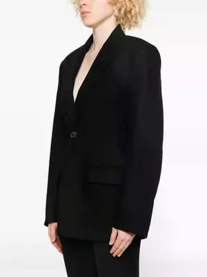 Wardrobe.NYC Single-breasted Blazer - Black