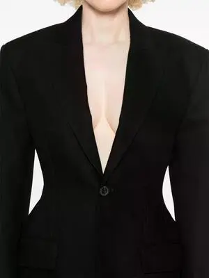 Wardrobe.NYC Single-breasted Blazer - Black