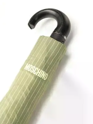 Moschino Logo-print Pinstripe Umbrella