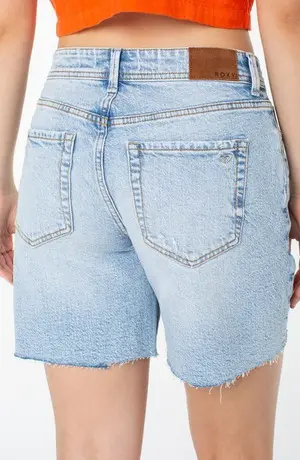 Roxy The Icon Cutoff Denim Shorts