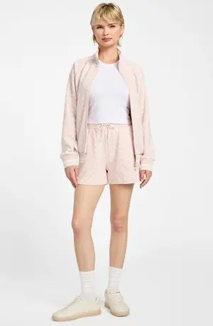 Guess Tie Waist Printed Shorts