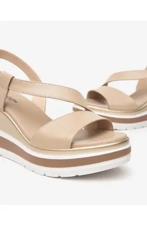 NEROGIARDINI Platform Wedge Sandal
