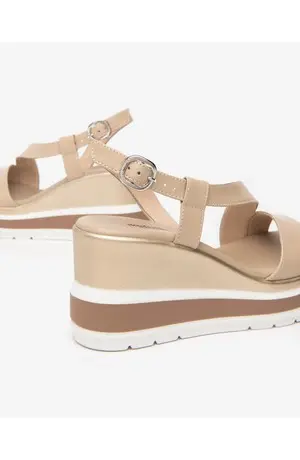 NEROGIARDINI Platform Wedge Sandal