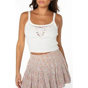 Roxy Wanderlust Crop Tank - Cloud Dancer