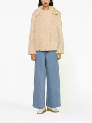 Stella McCartney Teddy Faux-fur Oversized Coat