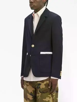Palm Angels Sartorial Tape Button-up Blazer