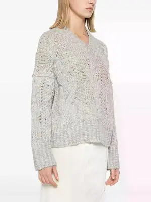 Ermanno Scervino Chunky Cable-knit Jumper