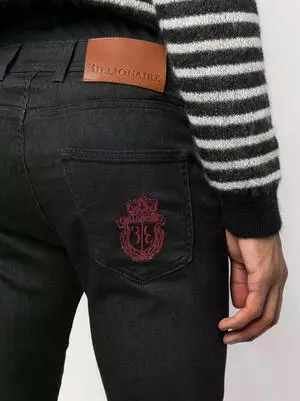 BILLIONAIRE Low-rise Straight-leg Jeans