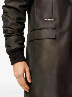 Philipp Plein Layered Camouflage-pattern Coat