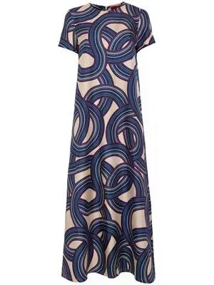 La DoubleJ Swing Maxi Dress - Blue