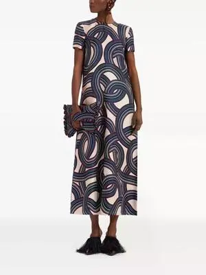La DoubleJ Swing Maxi Dress - Blue