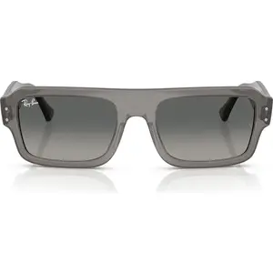 Ray-ban Rectangular Sunglasses - Transparent Grey