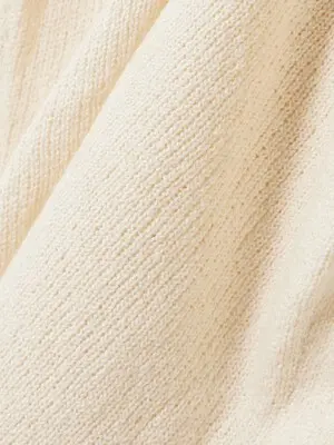 THE ELDER STATESMAN Nora Lite Ribbed Cotton Tank