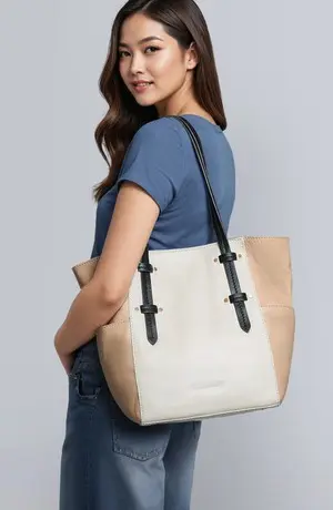 AIMEE Sullivan Tote - Chalk Colorblock