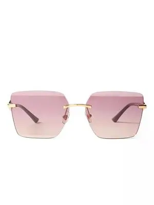 JIMMY CHOO Isaline Sunglasses - Gold
