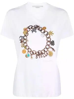 Stella McCartney Graphic-print Cotton T-shirt - White