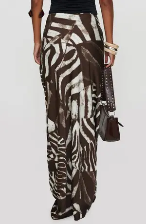 Princess Polly Rowana Print Maxi Skirt