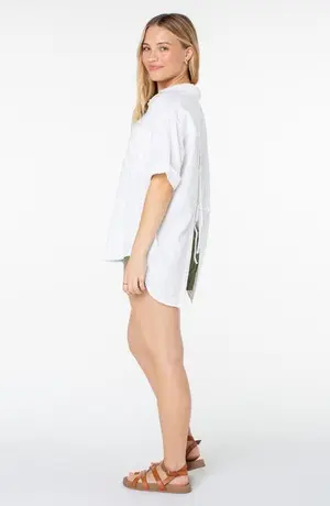 Roxy Maile Cotton Gauze Button-up Shirt