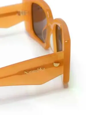 Nanushka Carmel Rectangle-frame Sunglasses