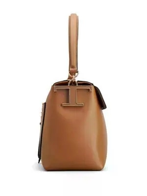 TOD'S Leather Boston Shoulder Bag