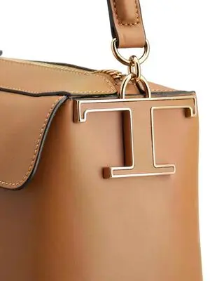 TOD'S Leather Boston Shoulder Bag