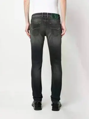 BILLIONAIRE Logo-patch Super Straight Jeans