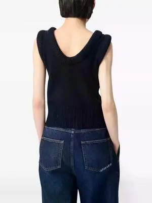 Axel Arigato Marla Knit Sleeveless Vest - Blue