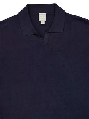 120% Lino Linen Top - Blue