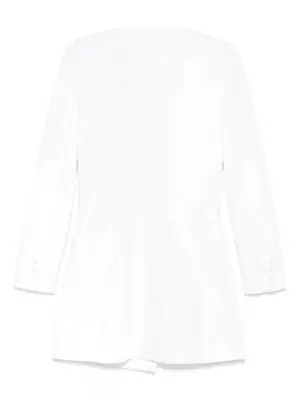 MSGM Ruffled Tuxedo Mini Dress