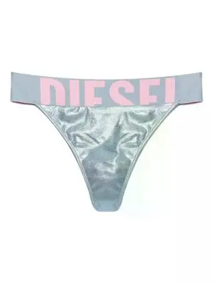 DIESEL Metallic Bikini Bottom - Blue