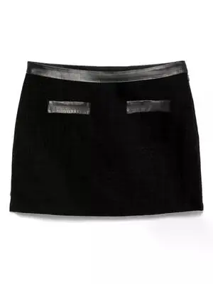 Casablanca Open-weave Mini Skirt