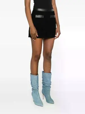 Casablanca Open-weave Mini Skirt