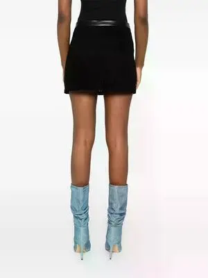 Casablanca Open-weave Mini Skirt