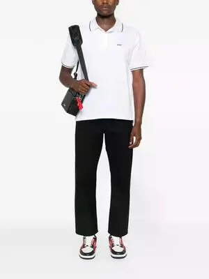 Amiri Cotton Polo Shirt - White