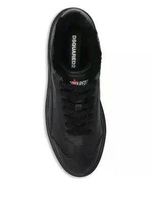 Dsquared2 Rider Leather Low-top Sneakers - Black