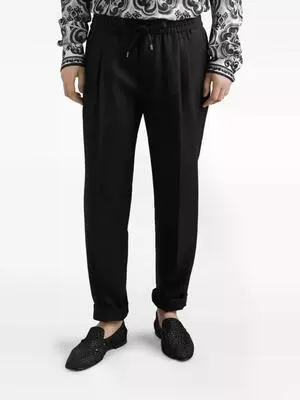 Dolce & Gabbana Drawstring-waist Pleated Trousers