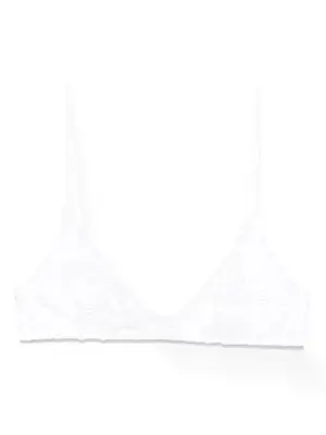MC2 SAINT BARTH Paloma Bikini Top - White