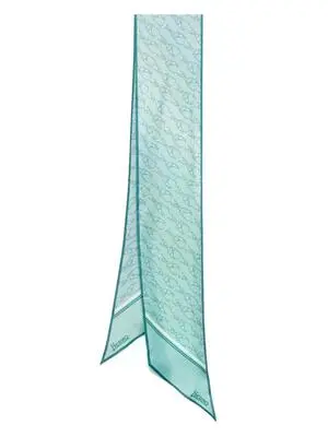 Herno Silk Scarf - Green